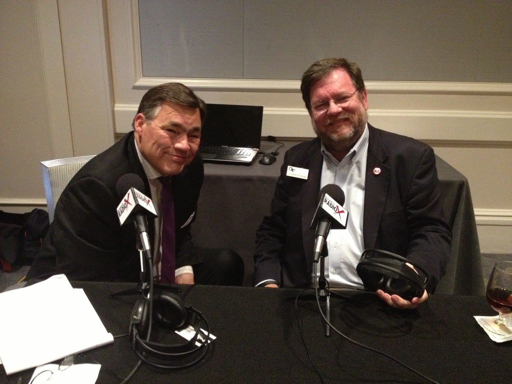 Stephen Fleming, Vice President, Georgia Tech Visits Booth 61