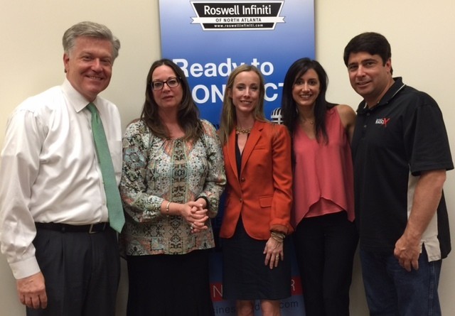 Deborah Lanham with the Greater North Fulton Chamber of Commerce ...