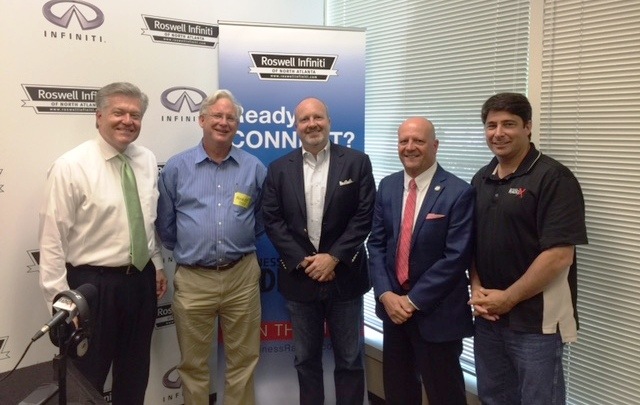 Mayor Jere Wood with the City of Roswell, Steve Schilling with Digital ...