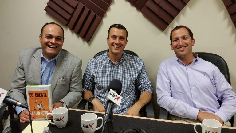 Adam Rabinowitz with Maven, Author David Nour and Nick Friedrich with ...