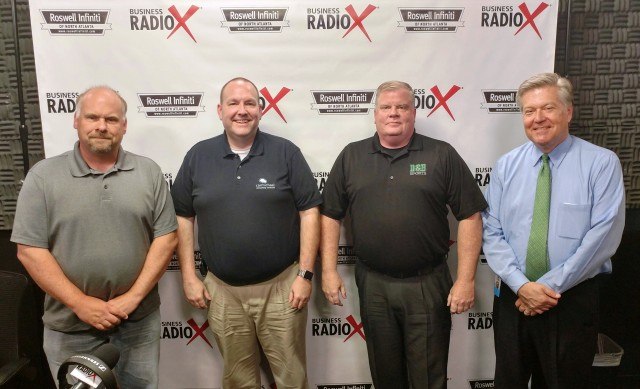 Tyler Jones with Carmichael Consulting Solutions and Rob Peterson with ...