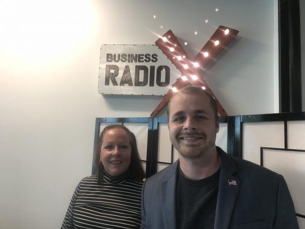 Denise Peek with Make Waves LLC and Justin Hackney with Dragoons Media ...