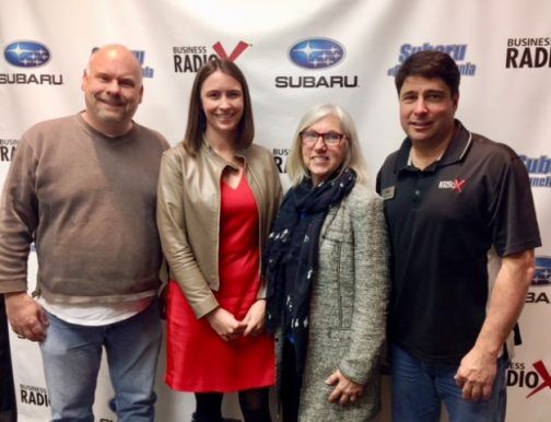 Catie Griggs from Atlanta United 2 and Marsha Anderson Bomar from Four Forks and Madcaps ...