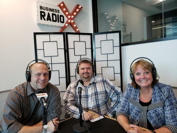 Bryan Russell and Ron Crump with Contineo Group, and Mollye Rhea with ...