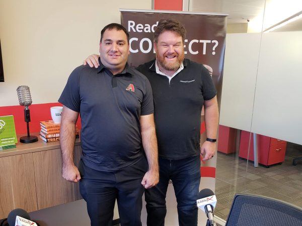 BUSINESS SCORECARD Arizona Diamondbacks Broadcaster Michael Ferrin with ...