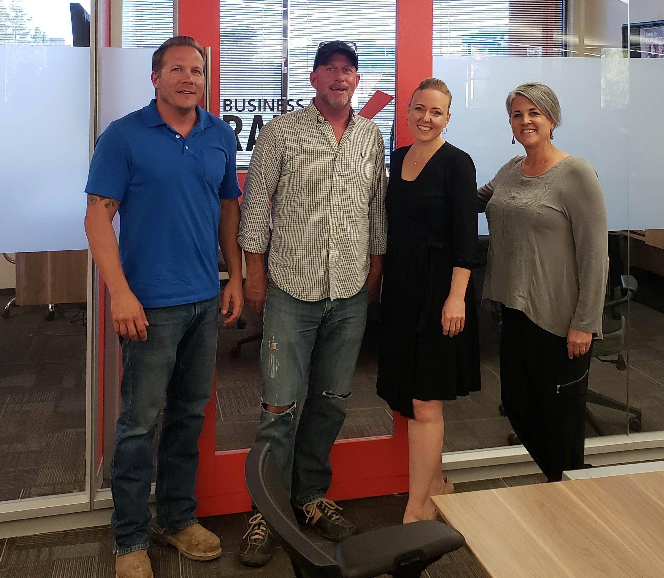 Mod Haus Builders Partners Daniel Barnes and Craig Smith with Jeanine ...