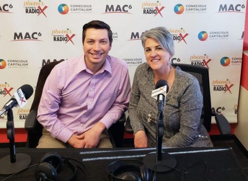 Thomas Barr Executive Director with Local First AZ and Karen Nowicki ...