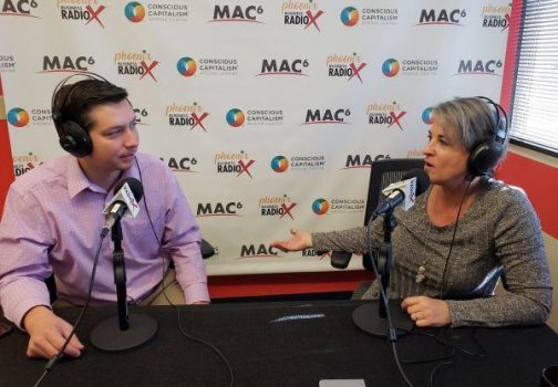 Thomas Barr Executive Director with Local First AZ and Karen Nowicki ...