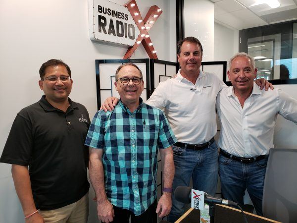 Mike Roush and David Judd with Inxeption, Atul Agarwal with Althea ...