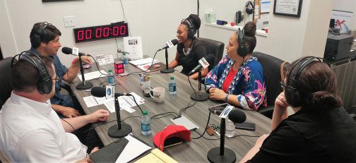 Amadi Brooks with the Atlanta Hawks and Nona Jones & Star Legg with ...