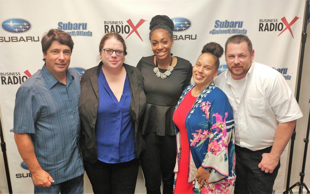 Amadi Brooks with the Atlanta Hawks and Nona Jones & Star Legg with ...