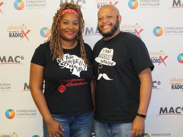 Camille and Anthony Bineyard with Love Thy Neighbor