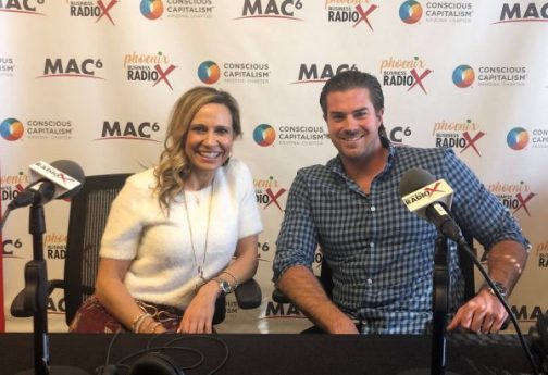 Daniel Folk with Hundred Life Design and Darleen Santore with ...