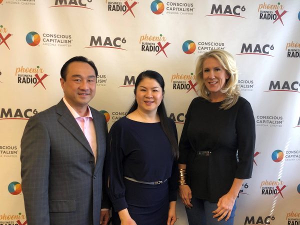 Vanessa Chac and Dat Quach with 99Boon and Tina Clemmons with De Novo Scan