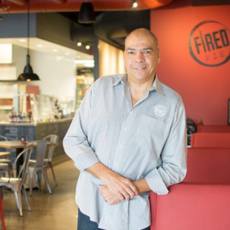Fred Morgan with Fired Pie Ellie Lowney with Creating Buzz PR Mark ...