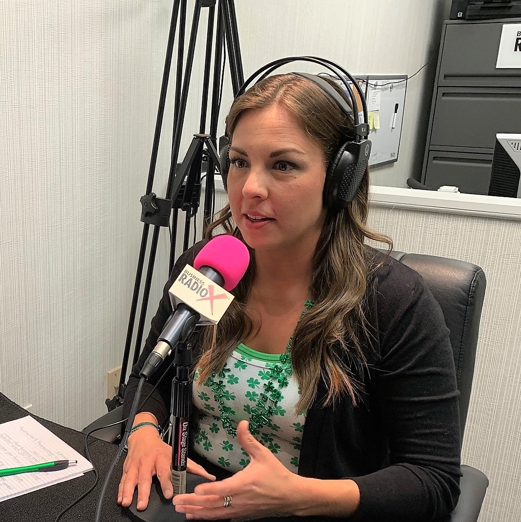 Amanda Pearch with Business RadioX