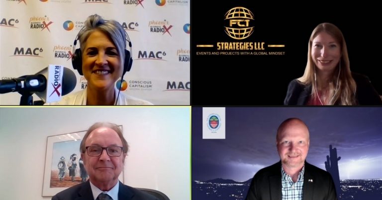 Flora Tromelin with FCT Strategies LLC Joacim Mattisson with Swedish ...