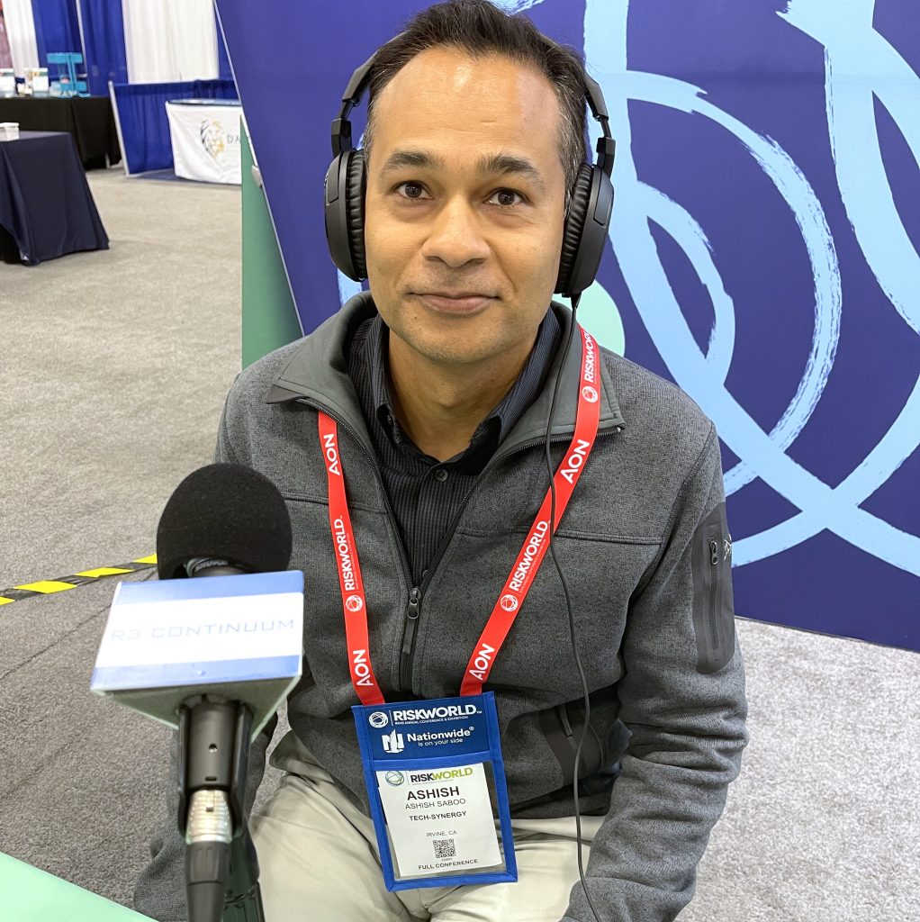 LIVE from RISKWORLD 2022: Ashish Saboo, Tech Synergy - Business RadioX