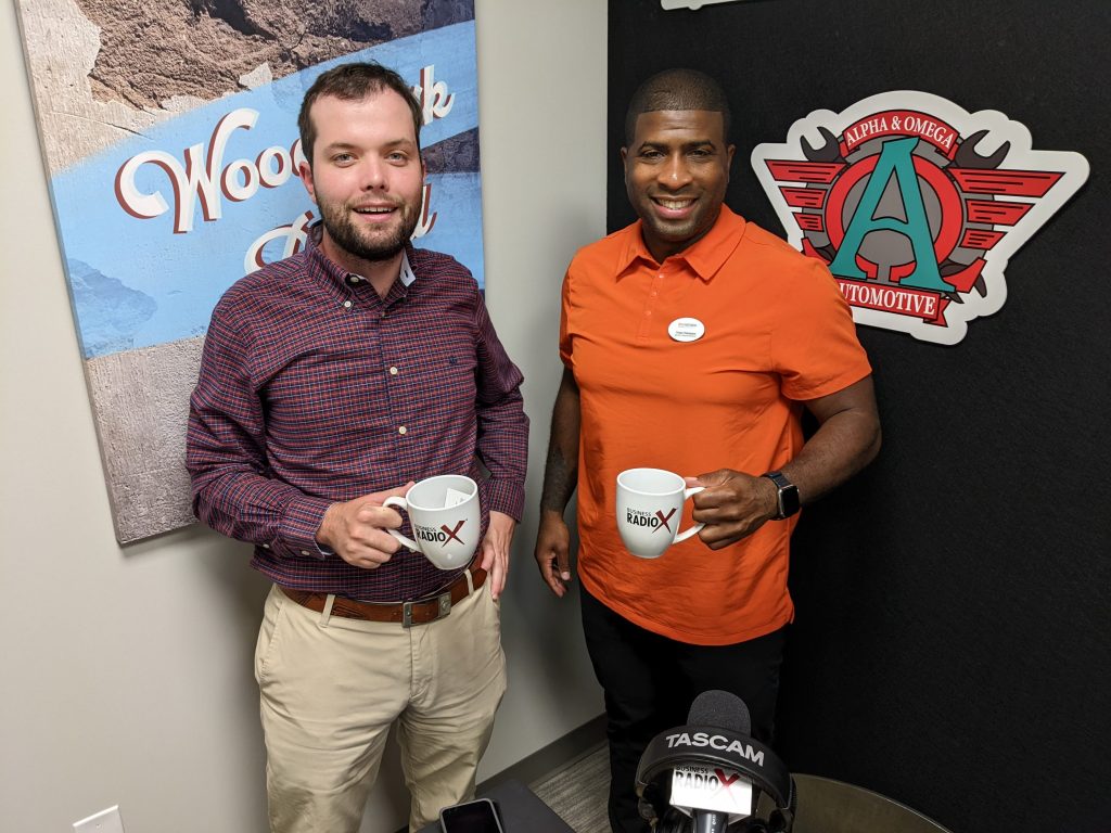 Matthew Atwood with TimeWise Financial and Trivon Thompson with ...