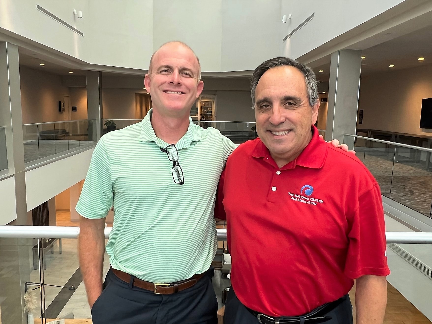 George Cheros with the National Center for Simulation