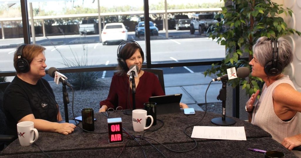 Kimber Lanning with Local First Arizona and Angela Hughey with ONE ...