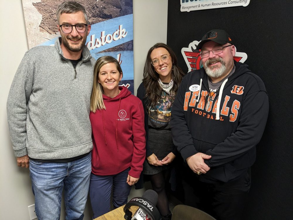 Realtors Daniel and Erin Reece and Kristena Woodard with WhistlePig ...