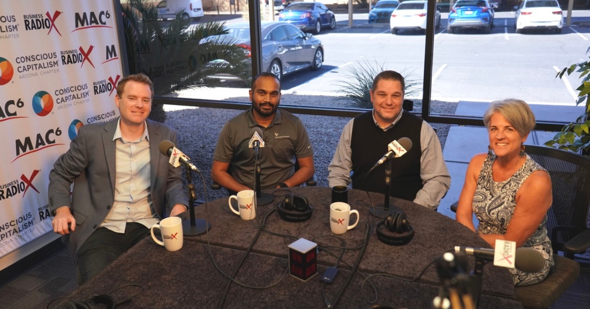 Marc Booker and Sandip Bhakta with University of Phoenix and Chris ...