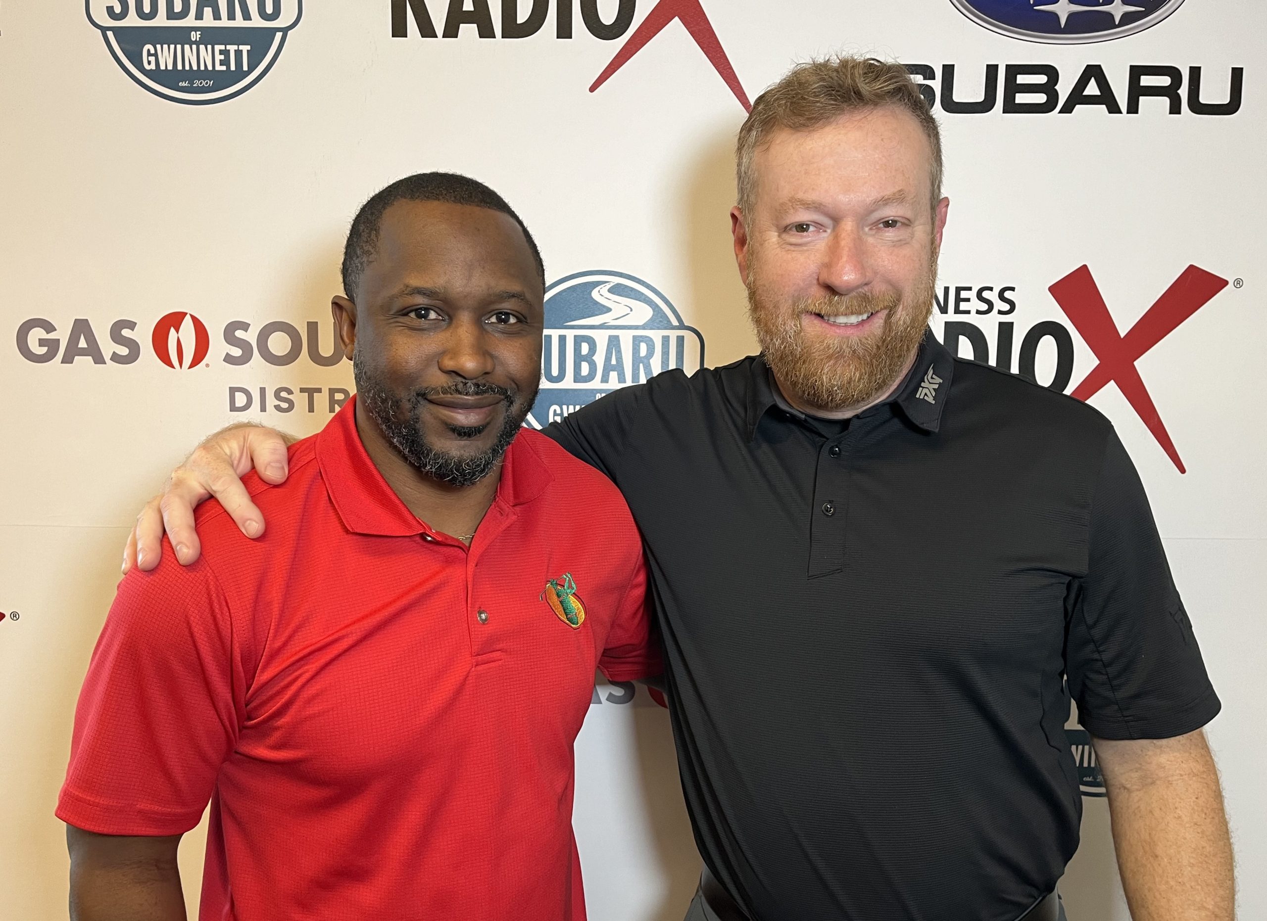 Matt Russell with PXG Golf and Chad Gaffney with Empire Contracting ...