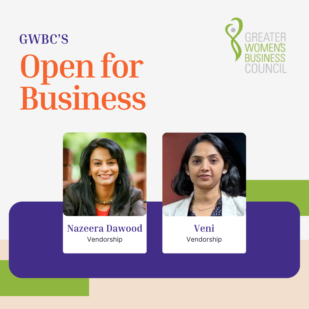 2024 GWBC LACE Awards: Nazeera Dawood and Veni with Vendorship ...